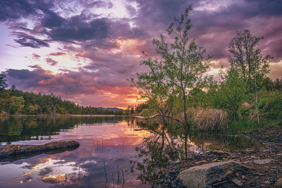 2 from May: The first is from Lower Goldwater Lake, and the second is ...