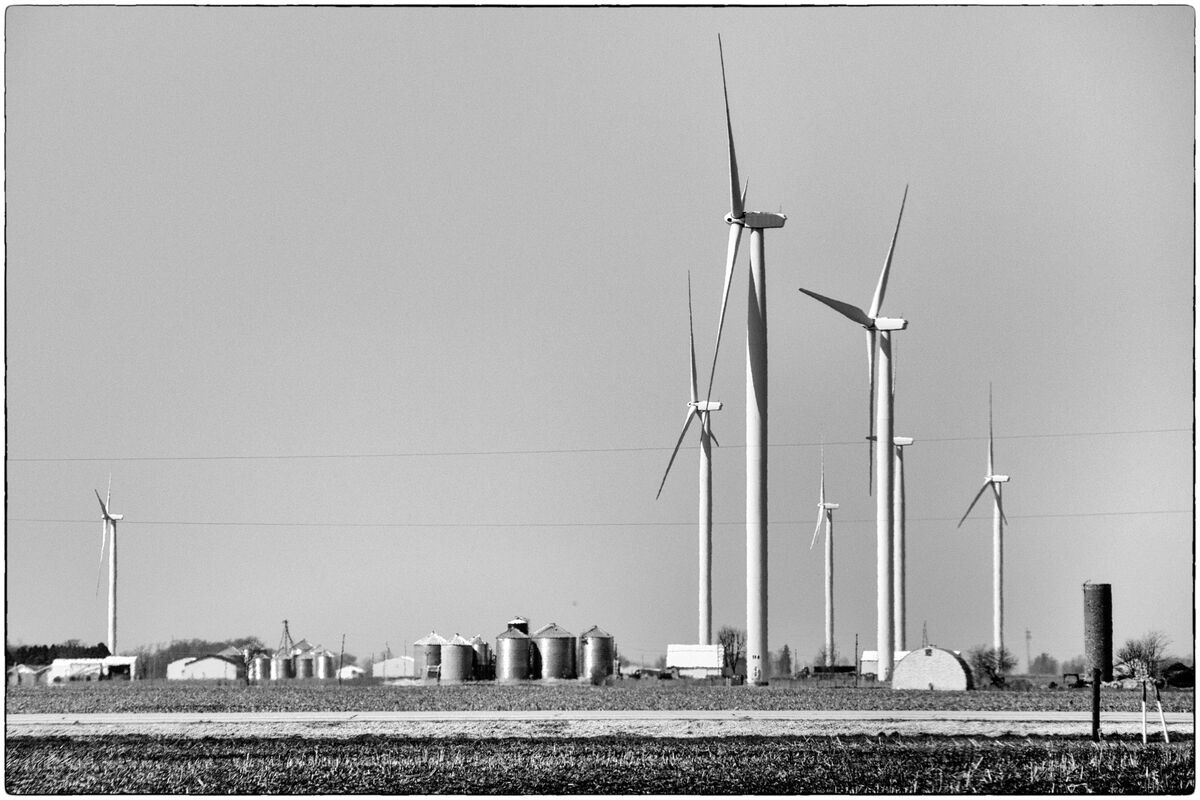 Wildcat Wind Farm: Just on the edge, near Elwood, Indiana.