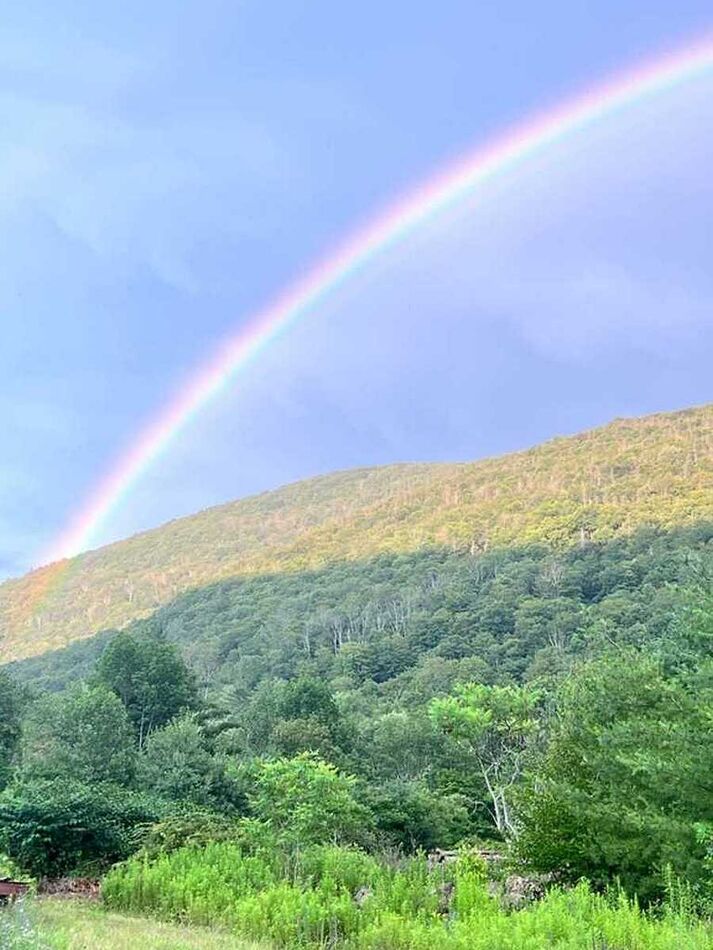 The Mechanics of a Rainbow: This picture was posted by Larry F. He saw ...