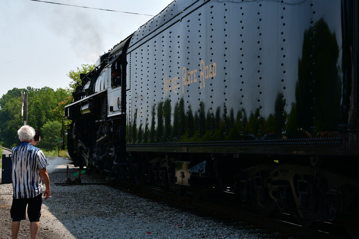 For the steam train enthusiast: Yesterday we got to ride 1944 train ...