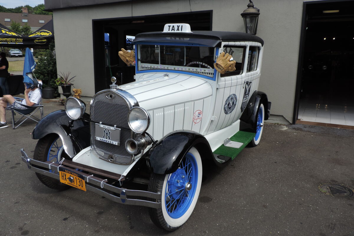 Baseball anyone? Quite a vehicle for the true Yankee fan...