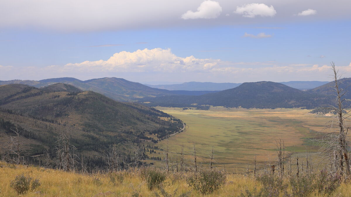 Cerro Grande Peak overlook of Valles Caldera NM 1: Cerro Grande Peak ...
