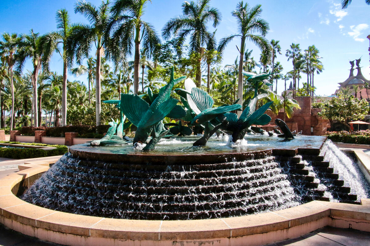 2016 Trip to Atlantis, Bahamas: In the middle of winter, with snow on ...