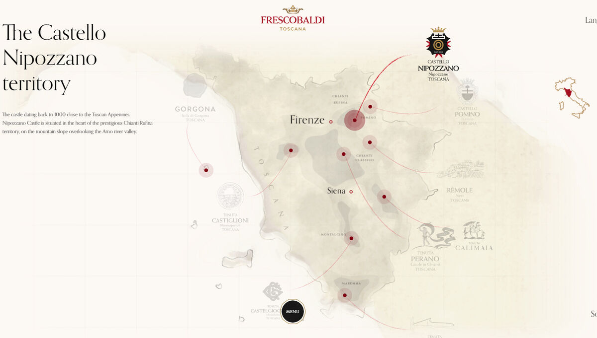 Italy: The Frescobaldi Castello di Nipozzano Winery: On our last day in ...