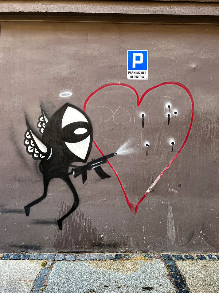 Interesting Street Art Character In Poznan, Poland: Poznan, Poland is ...