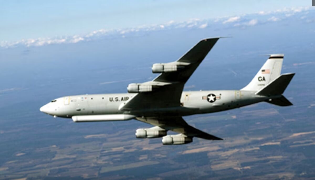 E8-C JSTARS: I see that the Air Force E8-C JSTARS aircraft has flown it ...
