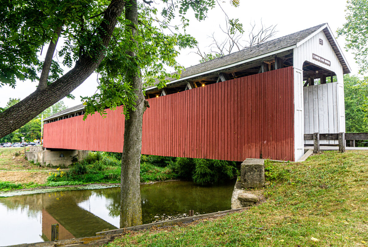 Cumberland Bridge: Matthews, Indiana. I have posted photos of this ...