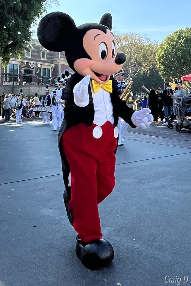 Does this make me a Paparazzo? Micky Mouse seen at Disneyland in ...