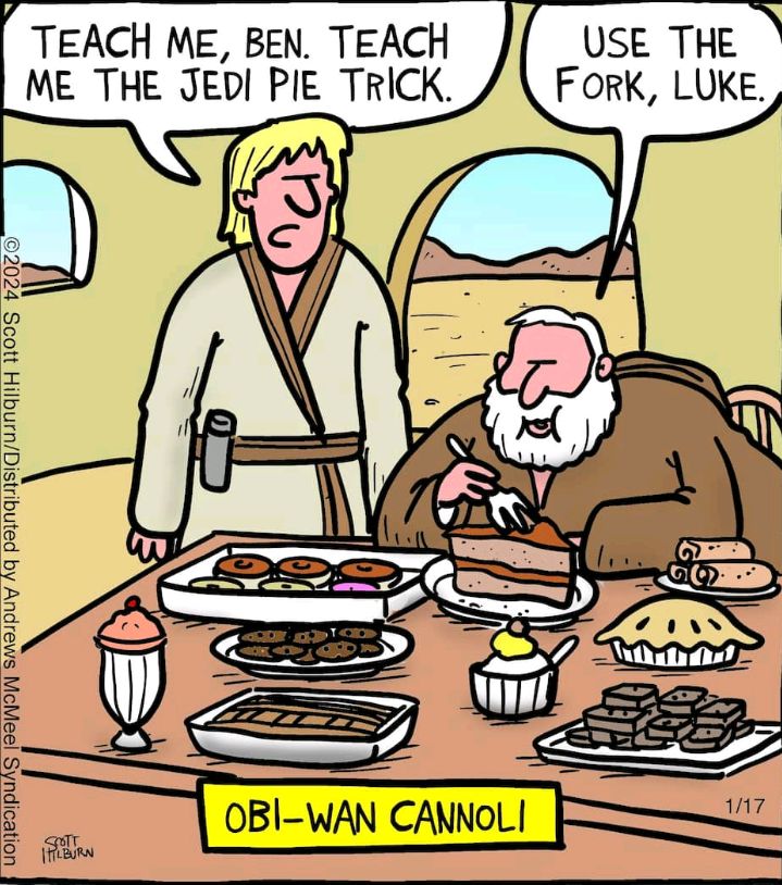 "Use the Fork": The "Use the fork" line has been used in many jokes.