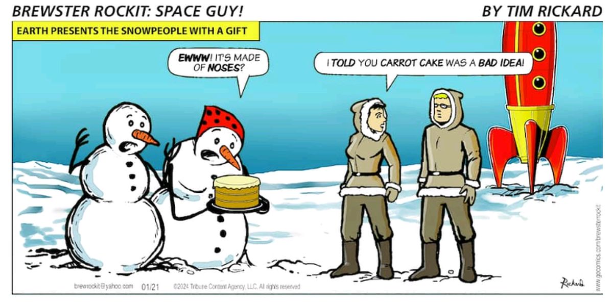 A Cake Made with Noses? Funny...