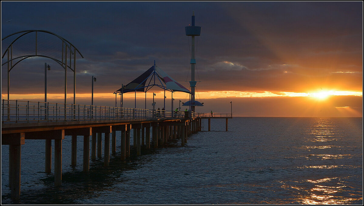 Sunset: Sunset over Brighton Jetty here in Adelaide.