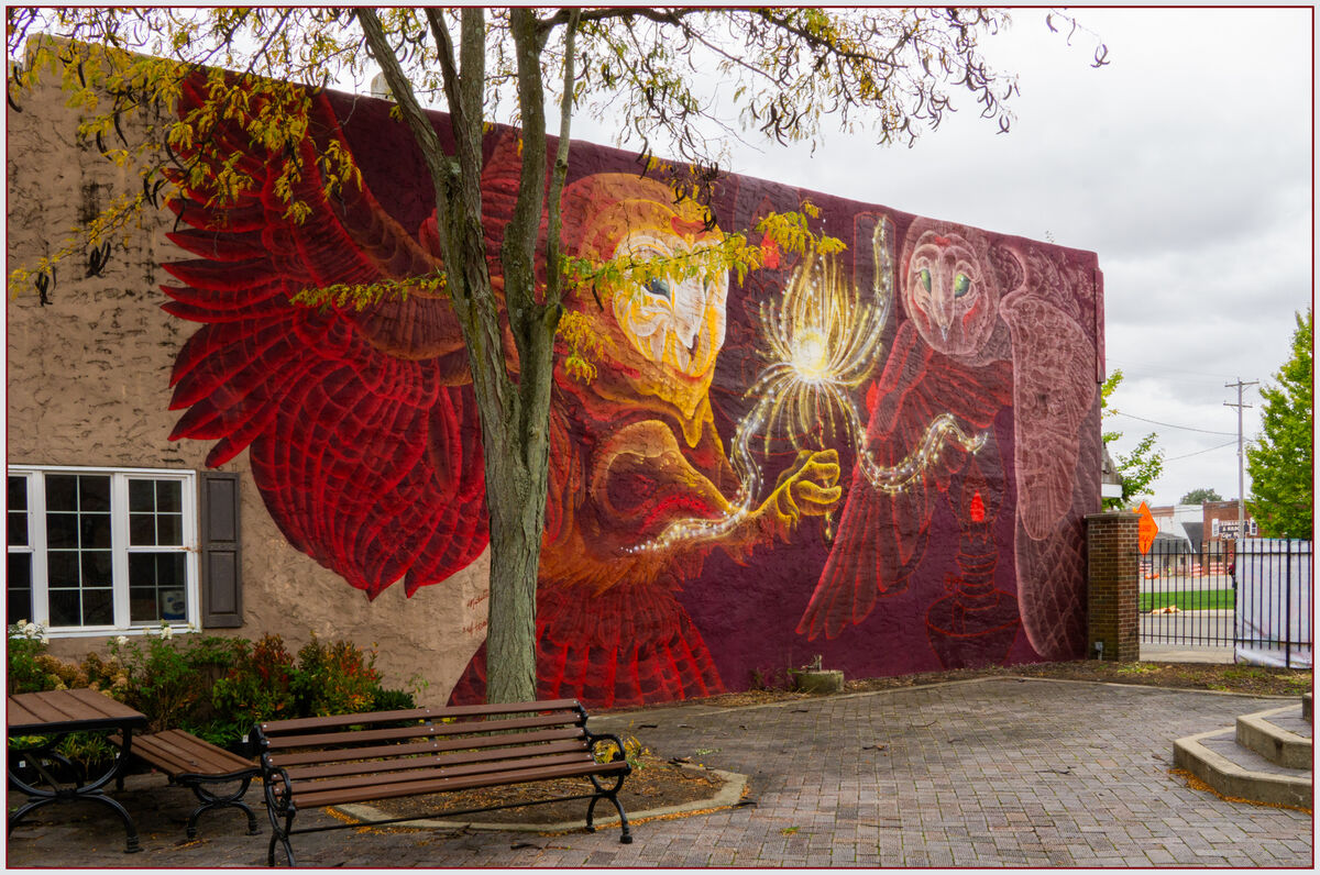 Finished Murals: The other day I posted a shot of a new mural in ...