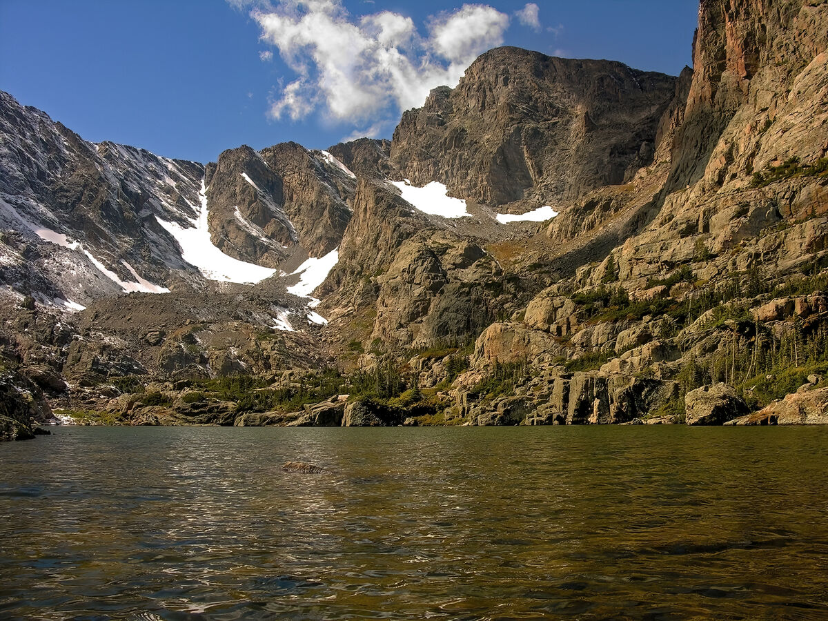Sky Pond, Rocky Mountain National Park: Down Load for best viewing...