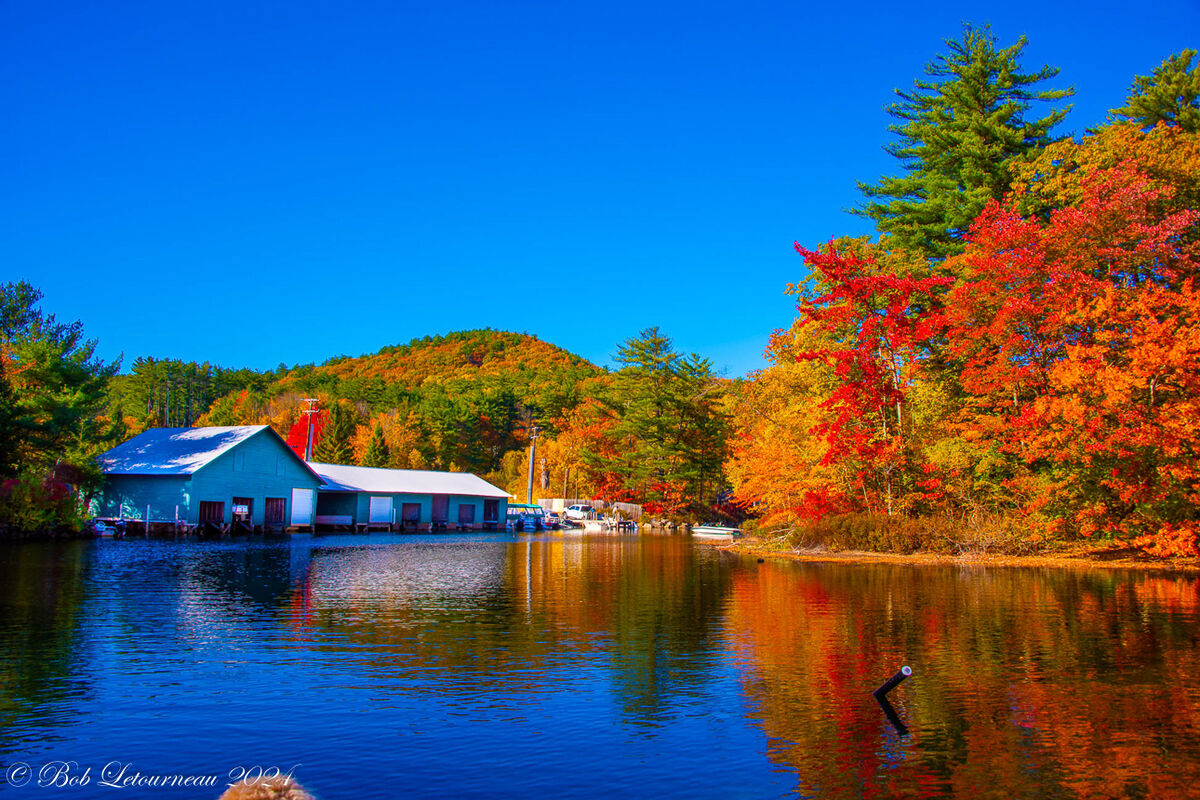 Fall in New Hampshire: I live in Ashland NH on the Squam river that is ...