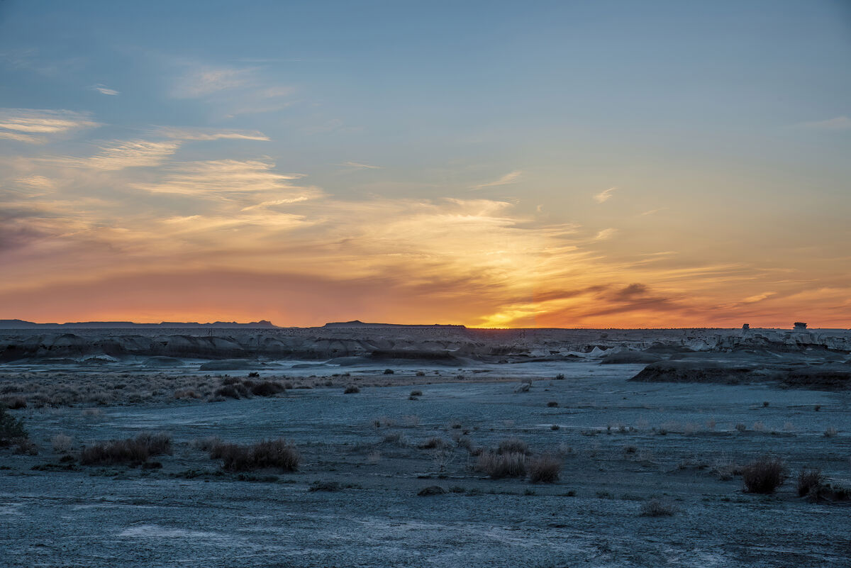 Goblin Valley Sunset with Blue Hour Foreground: Pls d-l for correct ...