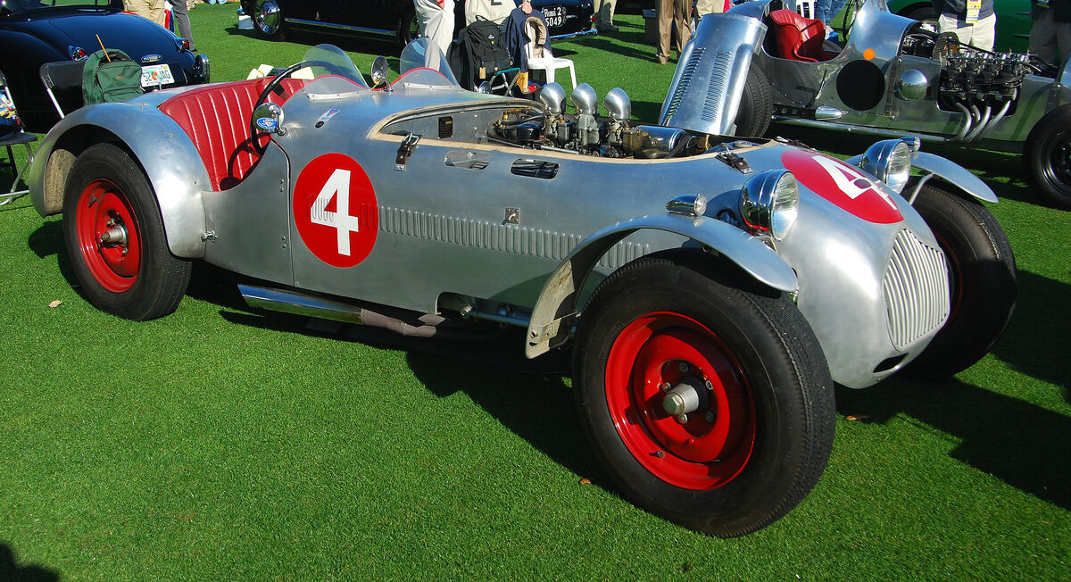 Two Very Rare Allard Race Cars: Car # 1 photos 1 and 2 1949 J 2 ...