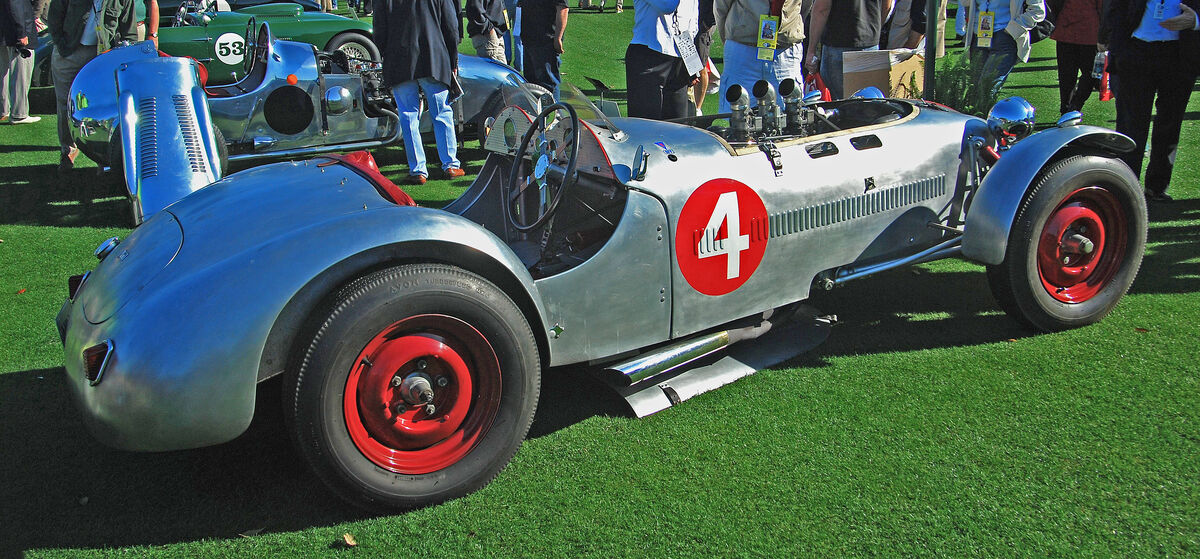 Two Very Rare Allard Race Cars: Car # 1 photos 1 and 2 1949 J 2 ...