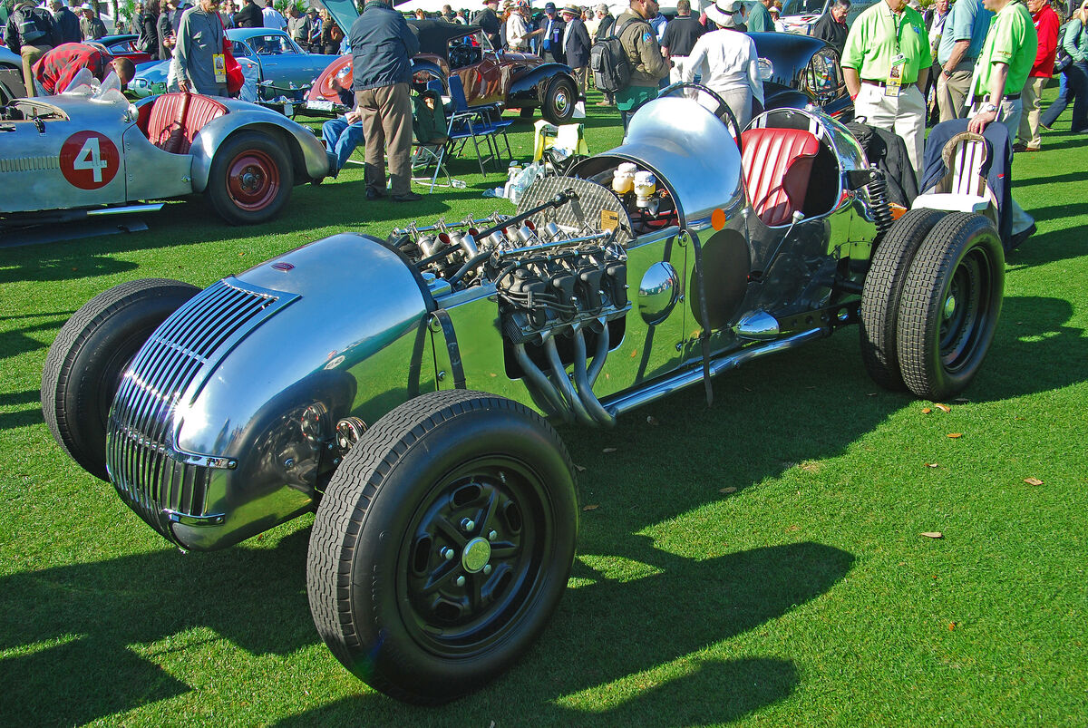 Two Very Rare Allard Race Cars: Car # 1 photos 1 and 2 1949 J 2 ...