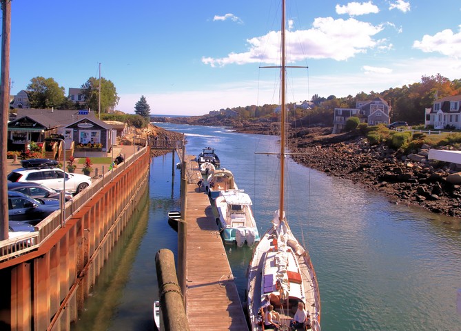 Maine Meander Series: The bridge is a pedestrian lift bridge, so that ...