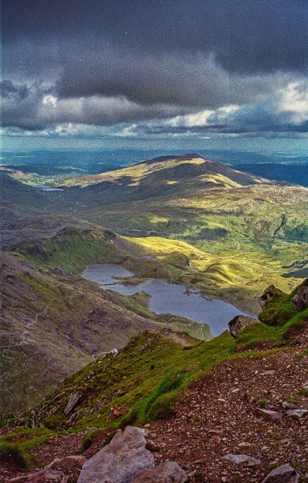 Cog Railway and other views at top of Mt. Snowden, Wales: Mt. Snowden ...