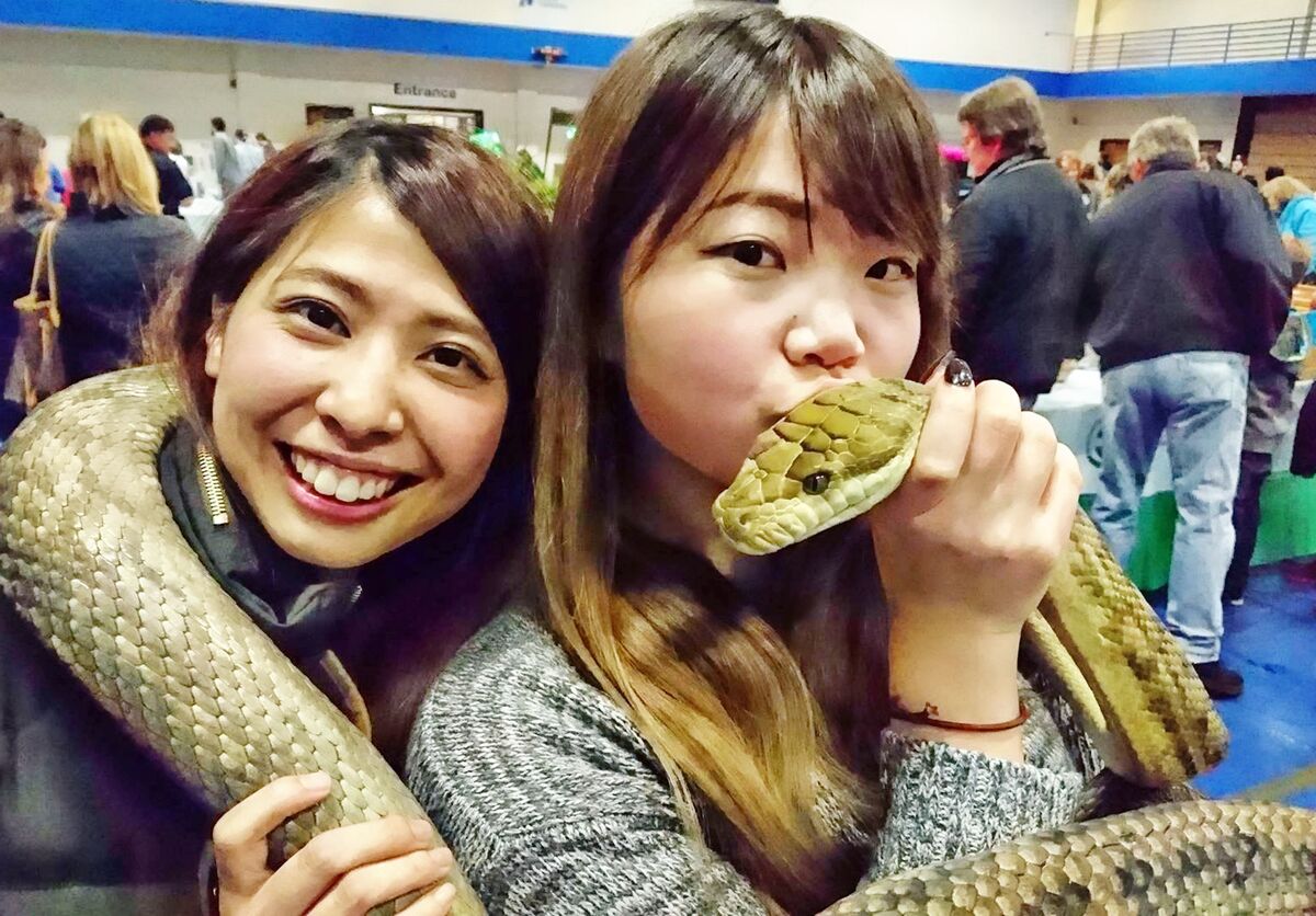 My Two Cute Friends - and SNAKES!!! A while back, I posted some shots ...