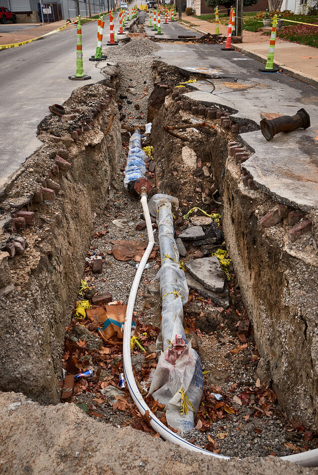 Ouch! Infrastructure Break: Out walking in the neighborhood this ...