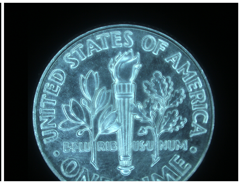 Macros of a dime: These are test shots I took with a set of tubes and ...