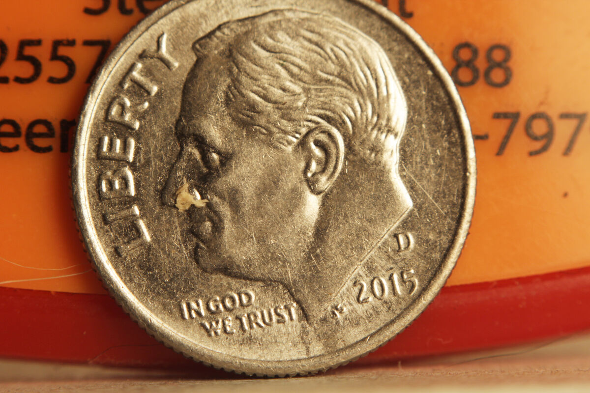 Macros of a dime: These are test shots I took with a set of tubes and ...