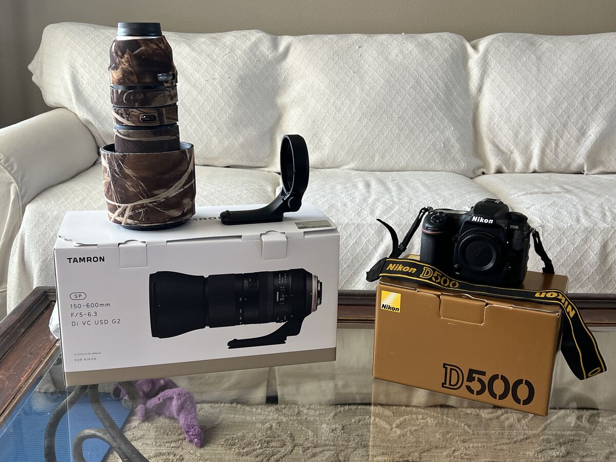 Nikon D500 DLSR plus Tamron 150-600mm lens $1,400 or best offer: Nikon ...