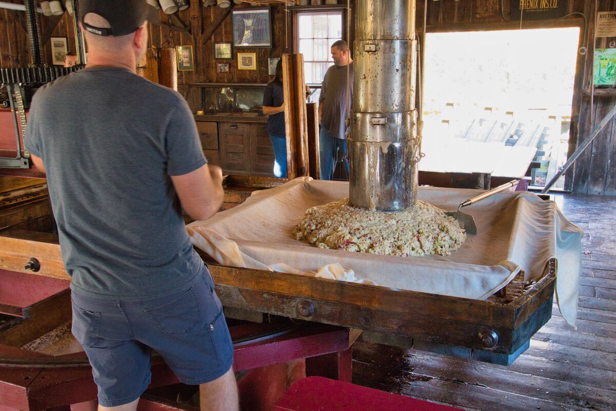 The last steam-powered cider press in the USA: Founded by Benjamin ...
