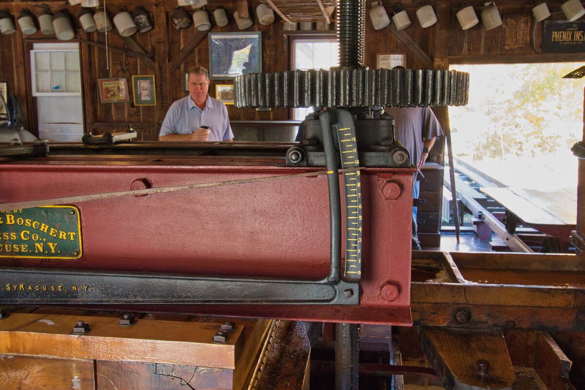 The last steam-powered cider press in the USA: Founded by Benjamin ...