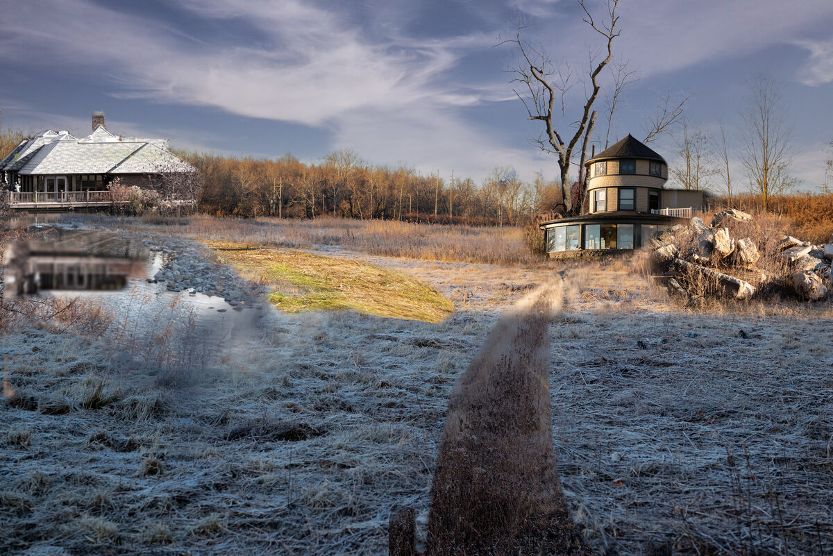 While Walking This Morning: I cam across this scene. Actually it is a ...