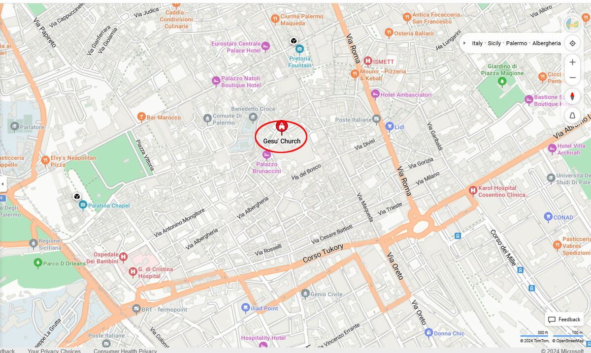 Sicily: Palermo Part 17 - The Church of the Gesù: We continued our walk ...