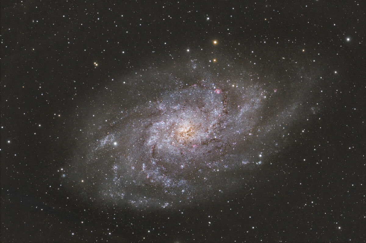 The Triangulum Galaxy / Re-edit: M33 Triangulum Galaxy Shot with my 5 ...