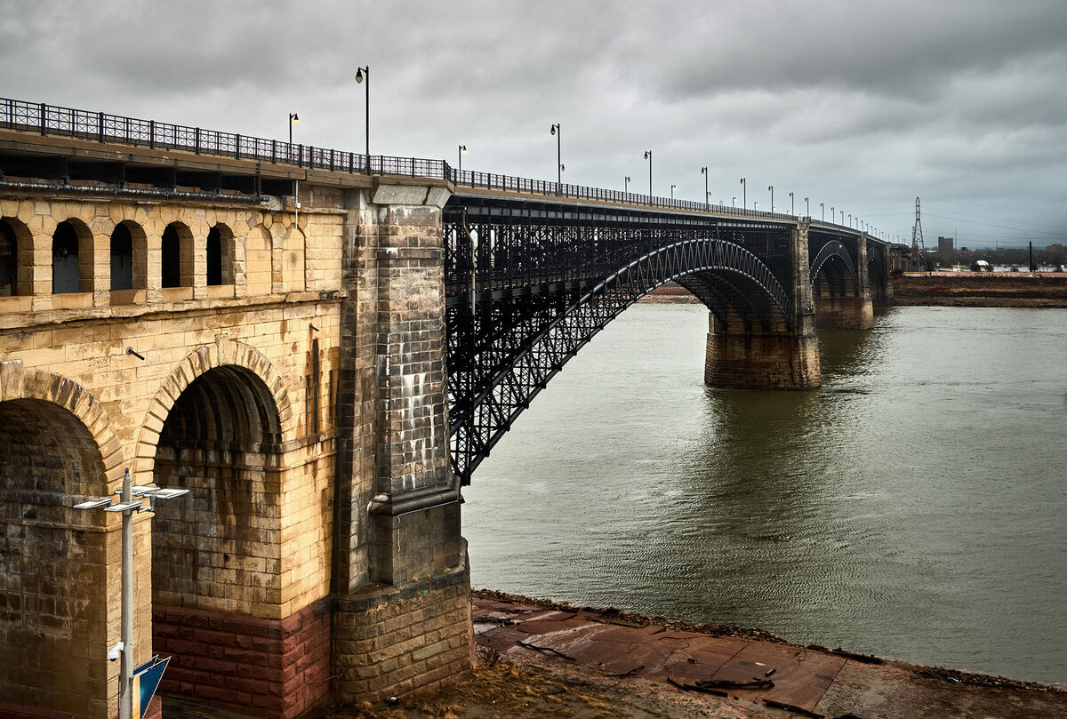 The Impossible Bridge: Went down to the Arch and riverfront for my walk ...
