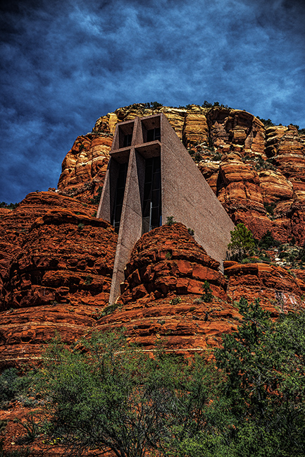 Chaple Of The Holy Cross: The Chaple can be seen for miles, built into ...