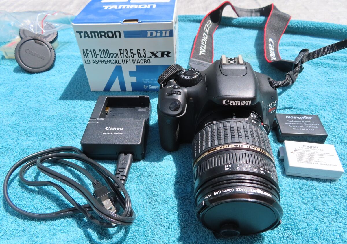 Canon T2i body with Tamron 18-200 lens system $210 inc. shipping: Very ...