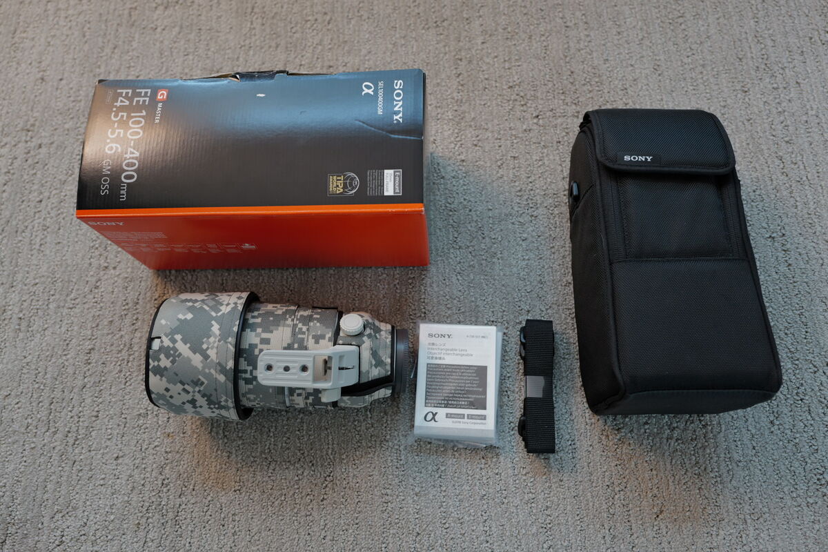 Sony 100 400 GM Lens SOLD Lens Like New Includes All When New Plus Sony 100 400 GM Lens SOLD Lens Like New Includes All When New Plus
