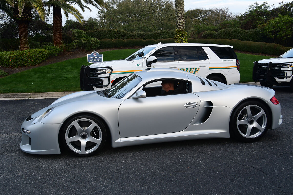 Amelia Show 2024 #3: It's early A.M. These cars are leaving the staging ...