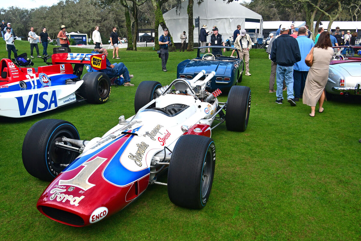 Amelia Show 2024 #6: Several Indy cars Pictures #1 and #2 1964 Lotus 34 ...