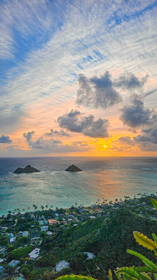 Back Home: Been gone for a little bit getting settled back on the islands. Views like this ...