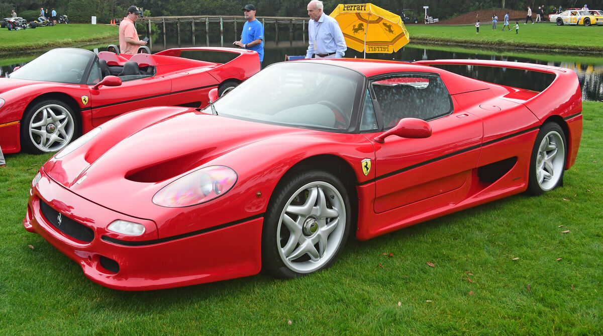 You don't see a Ferrari F50 very often, seeing two together is ...