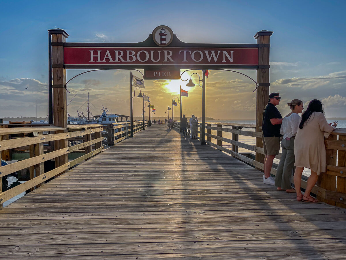 Sunset in Harbour Town: To go with the sunrise photos, this set shows ...