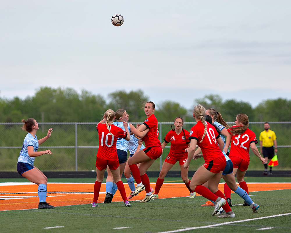 Soccer: I photographed a women’s soccer game Sunday evening. They play ...