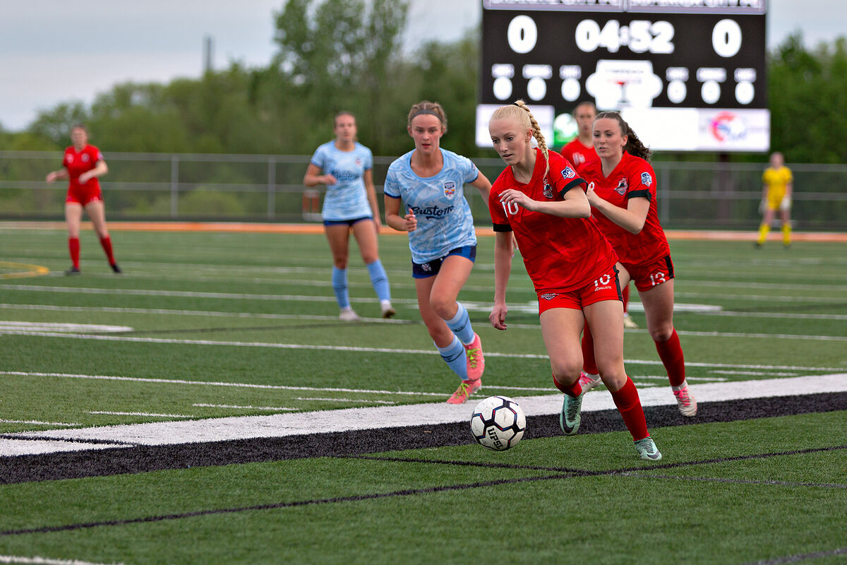Soccer: I photographed a women’s soccer game Sunday evening. They play ...