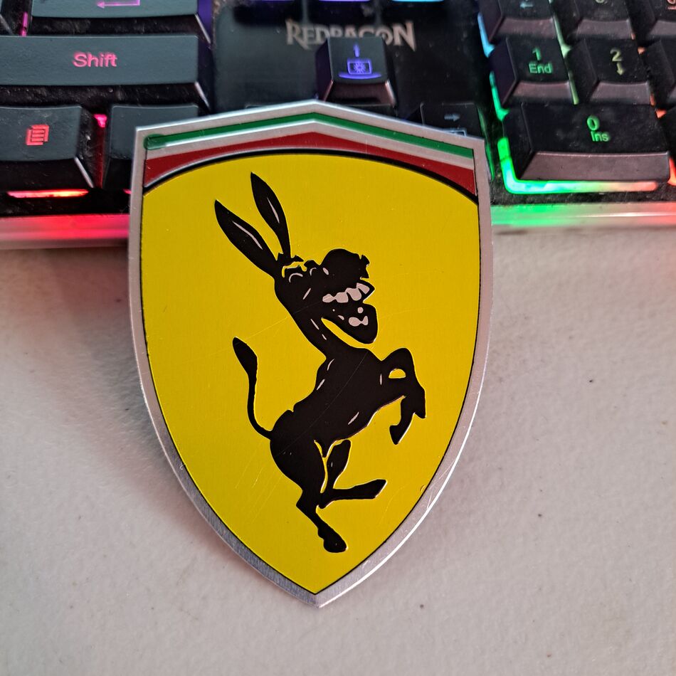 Funny alternate Ferrari car logo for my Miatas: Here is another funny ...