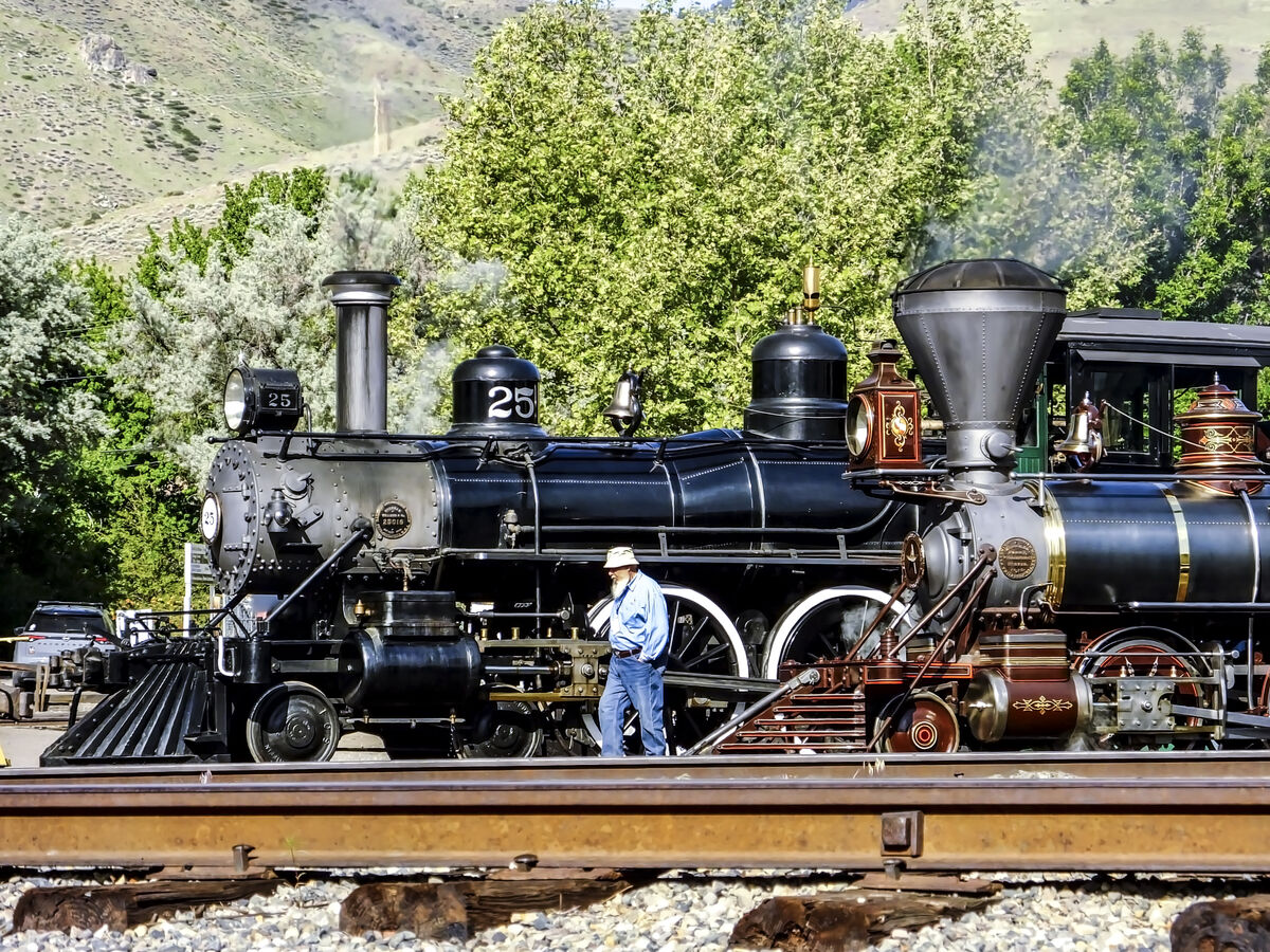 Virginia & Truckee: On holiday weekends, the Nevada State RR Museum ...