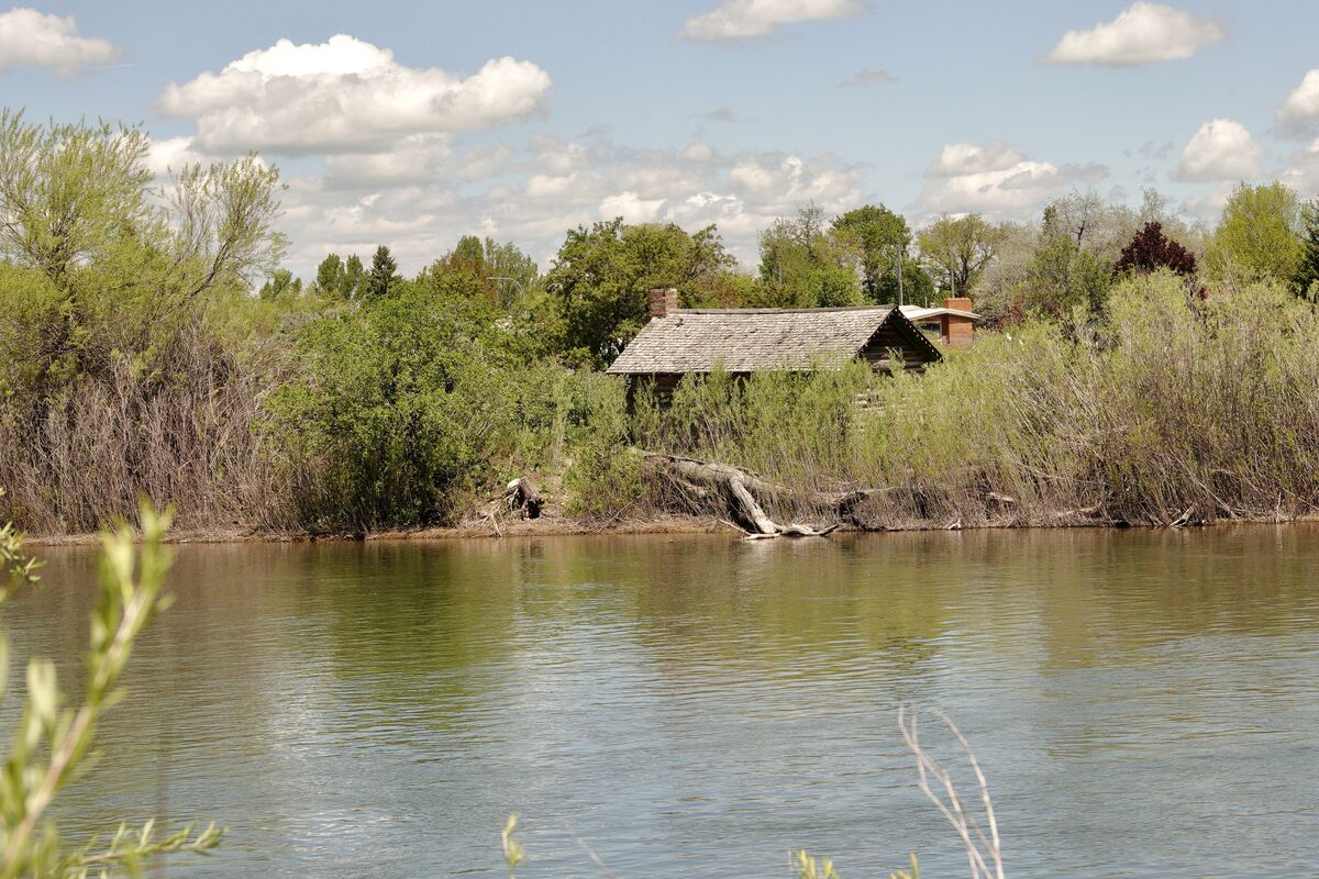 Keefer's Island from 1939: There is a small island on the Snake River ...