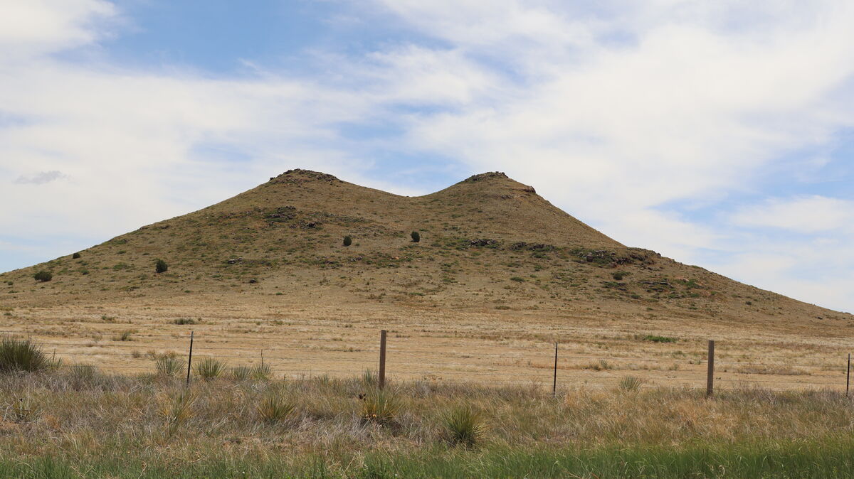 Two Buttes Mountain: This is a mountain that rises from the plains of ...