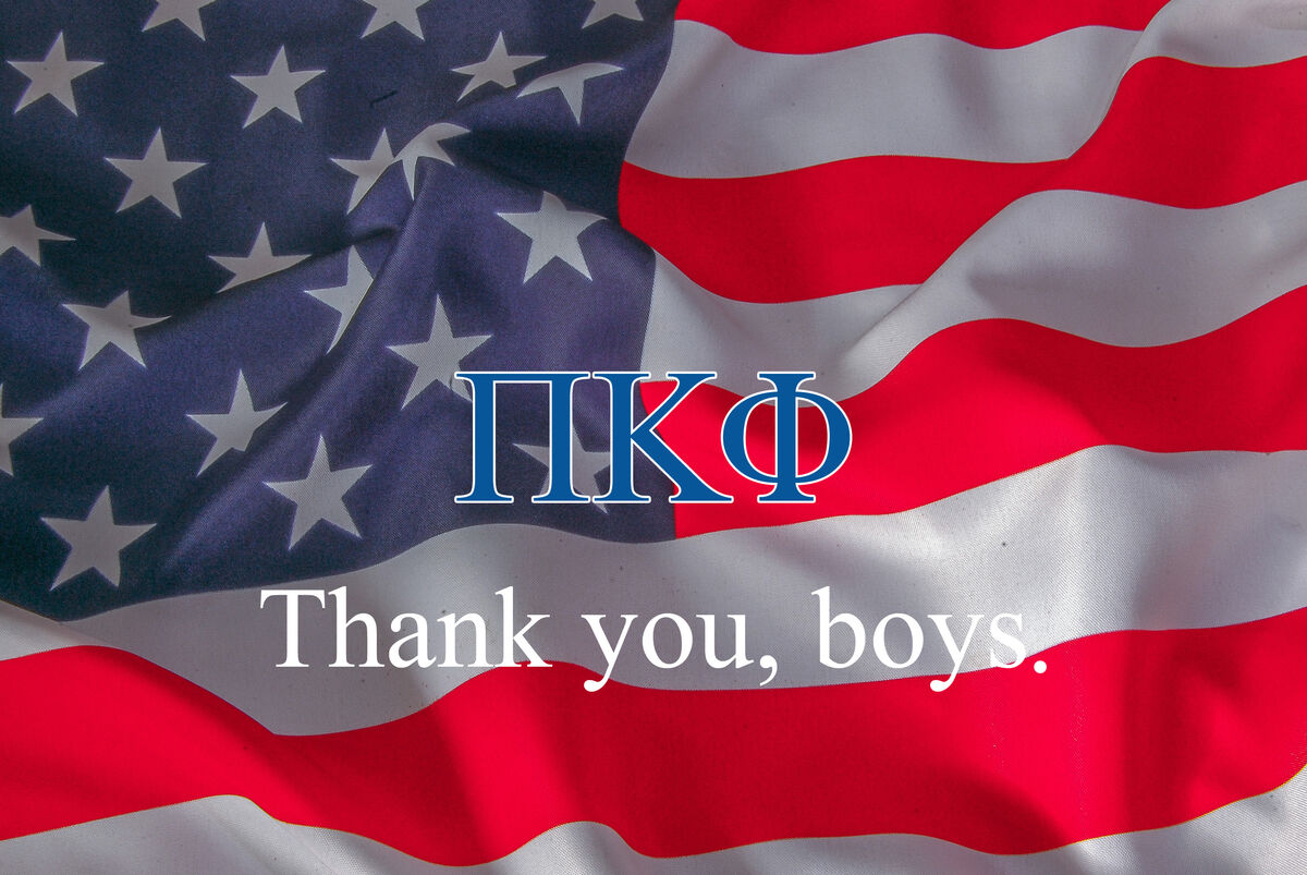 Thank You, Boys: Proud Of You...